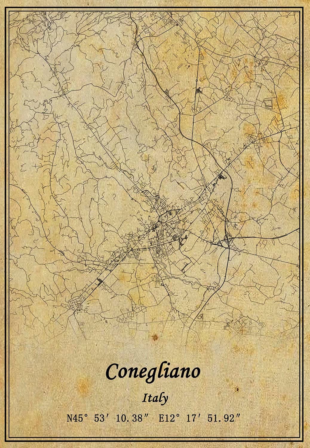 Conegliano Italy Map