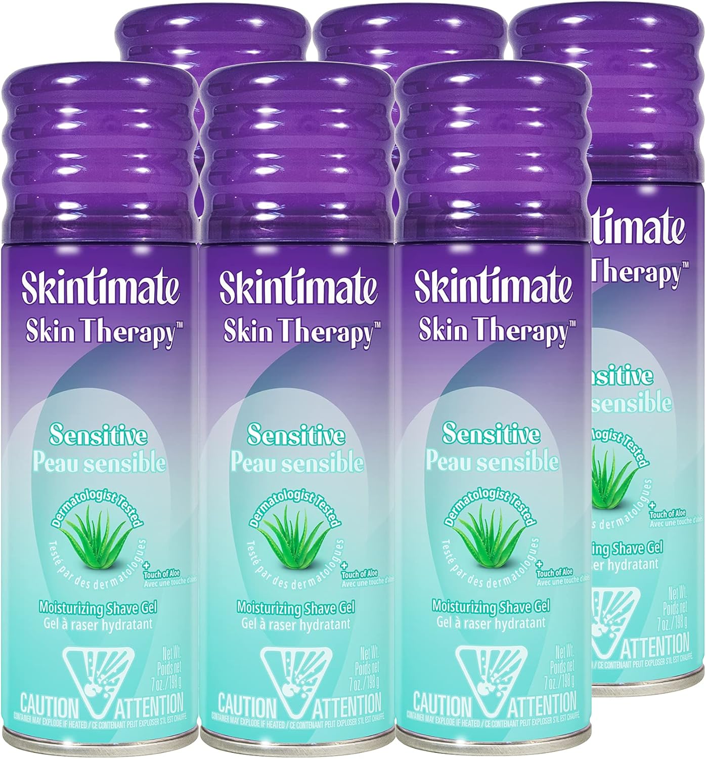 Skintimate Skin Therapy Moisturizing Shave Gel for Women with Vitamin E ...