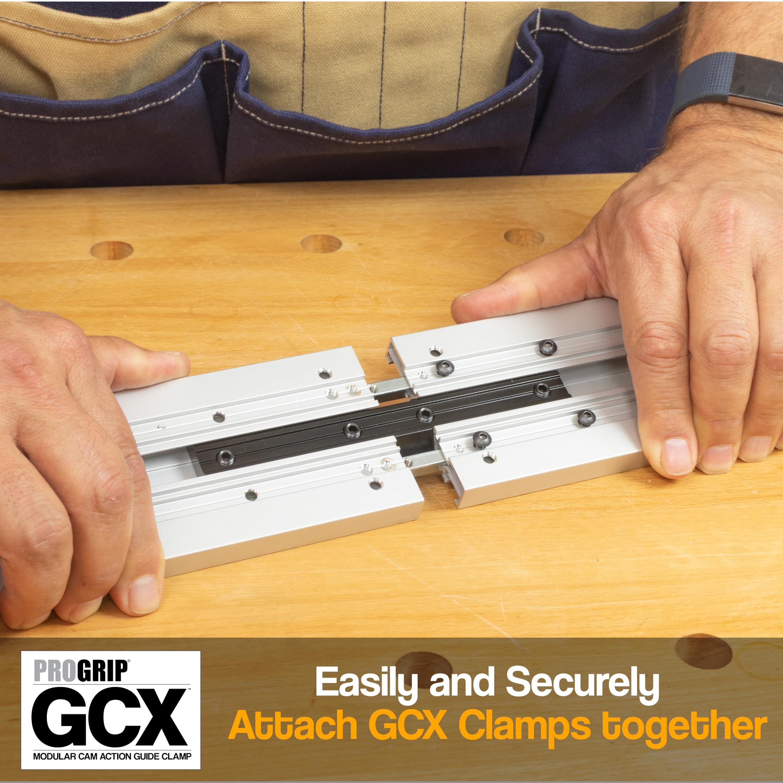 Snapklik.com : ProGrip GCX Edge Clamp Guide 3 Pack Modular Extendable ...