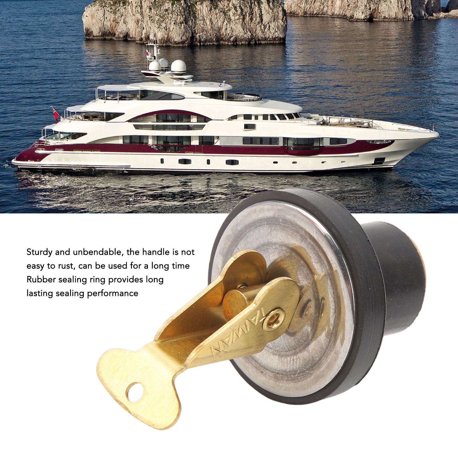 Snapklik.com : Marine Boat Brass Drain Plug, 5/8 Inch 3/4Inch Boat ...