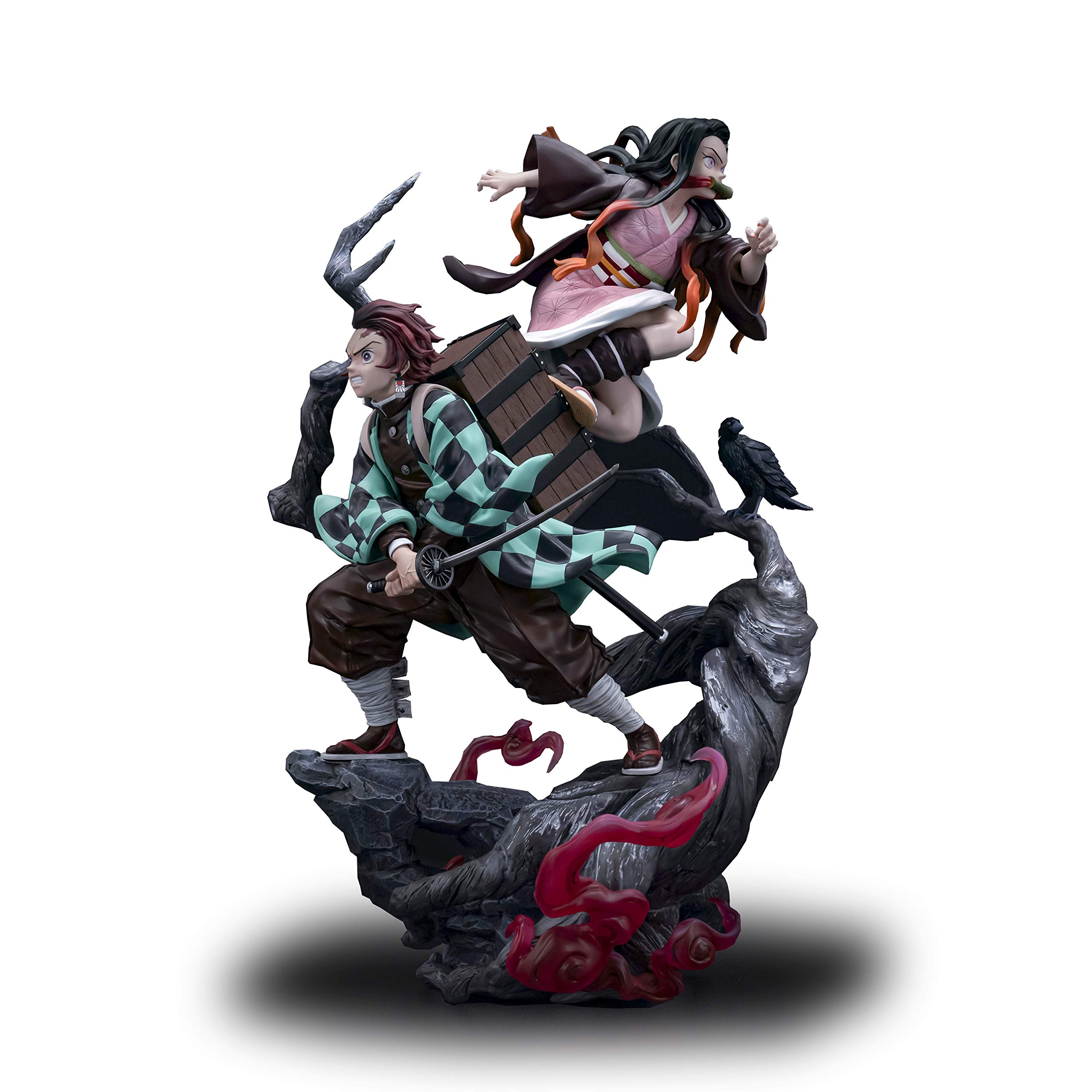 Ocqbi Demon Slayer Figure Nezuko And Tanjiro Resin Made 1 | Desertcart ...