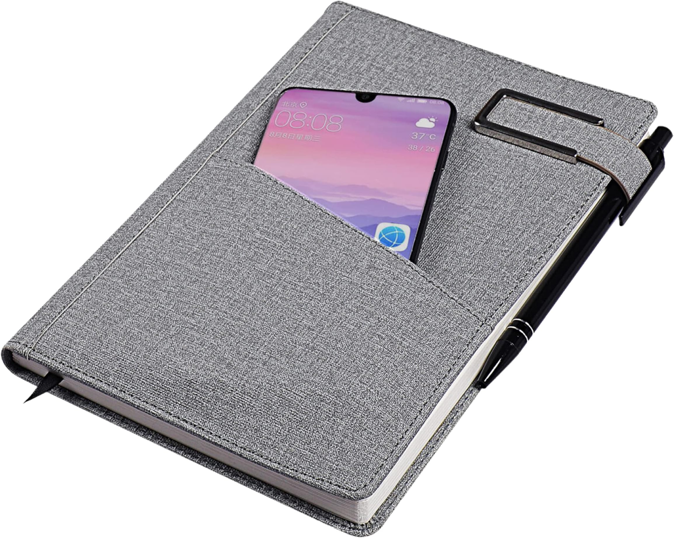 DOODLE A5 Premium Vegan Leather FlipBound Notebook | 8.25 x 5.7 ...