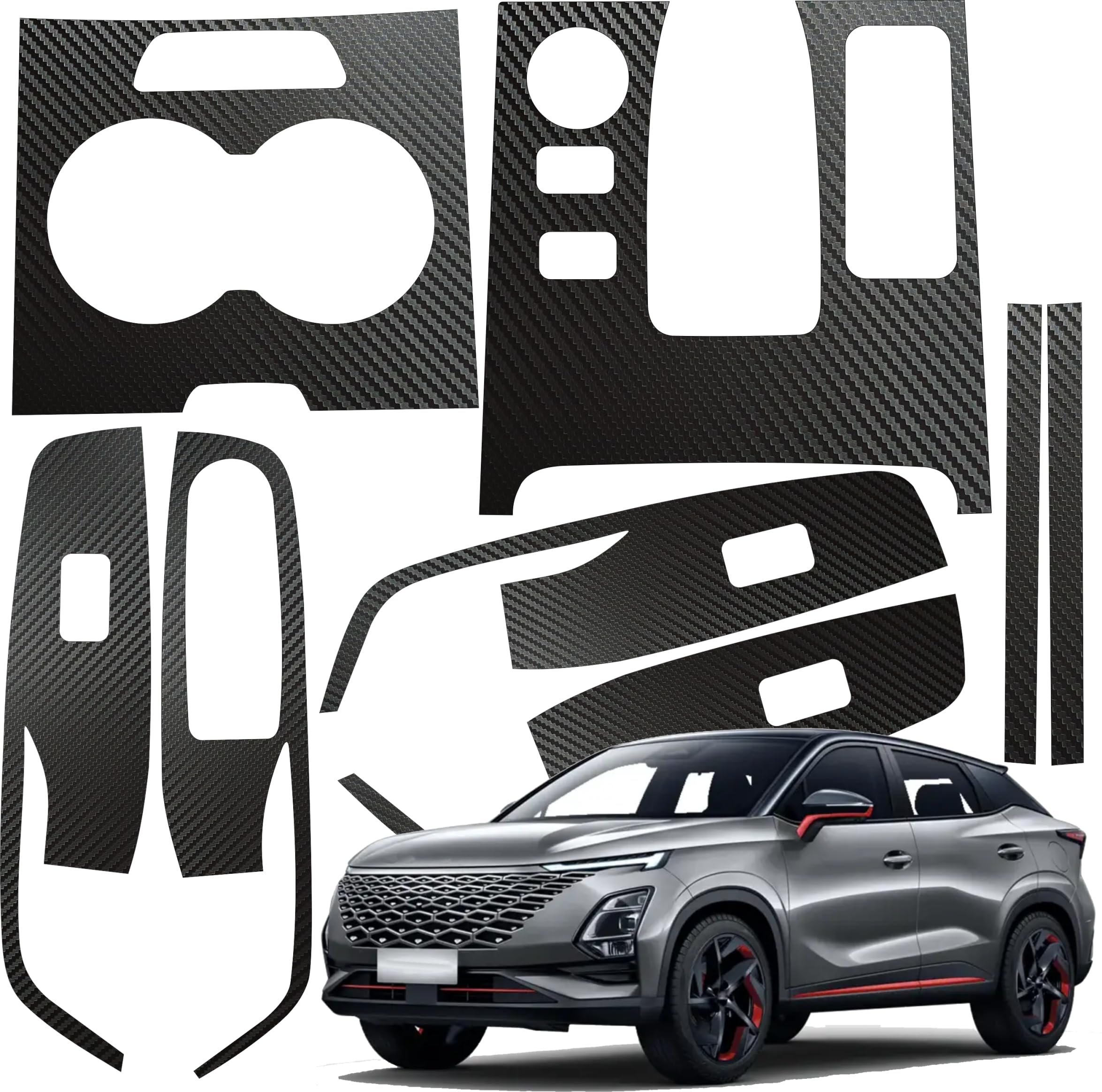 Genérico Kit Completo Sticker Puertas Panel Central Compatible con ...