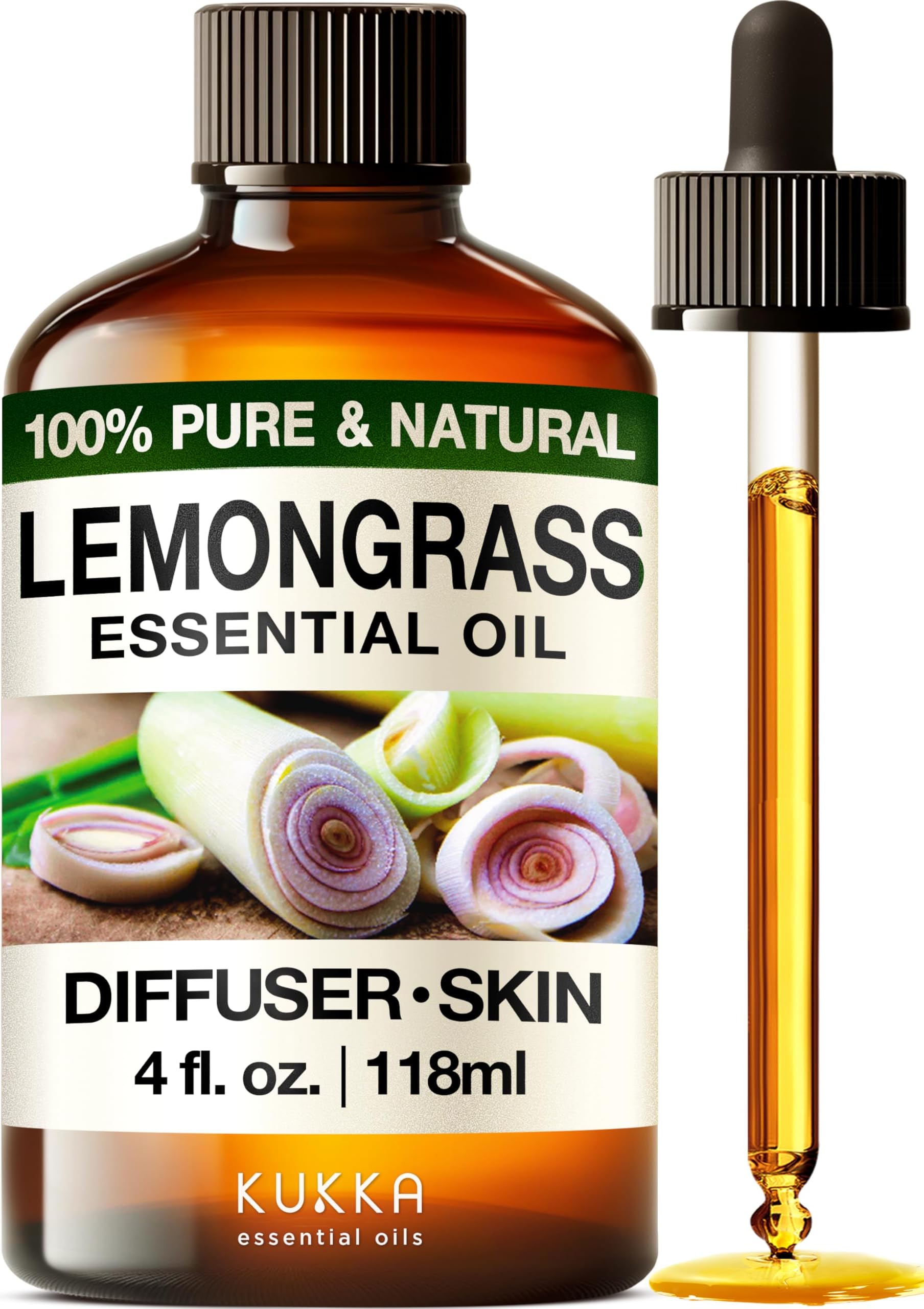 Amazon.com: Lemongrass Essential Oil, 100% Pure and Natural Oil with ...