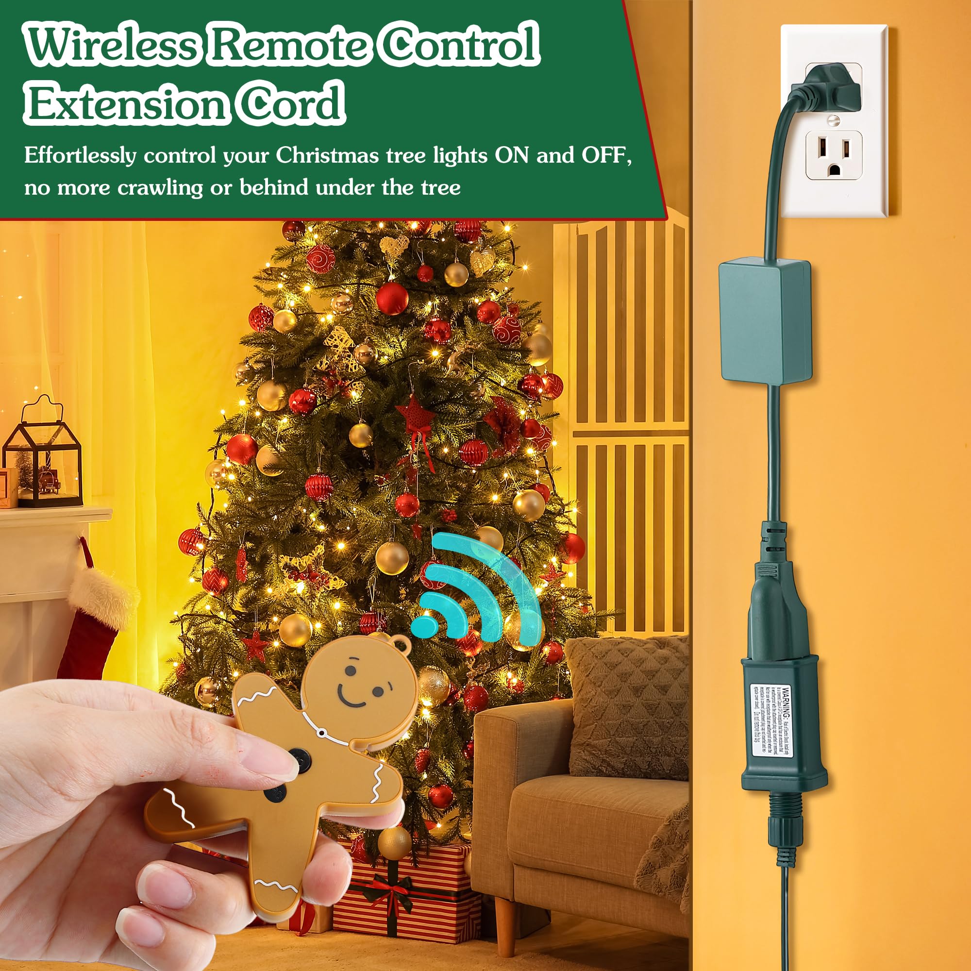 Christmas Tree Remote Control Switches Fairybell Kerstboom // Luminous