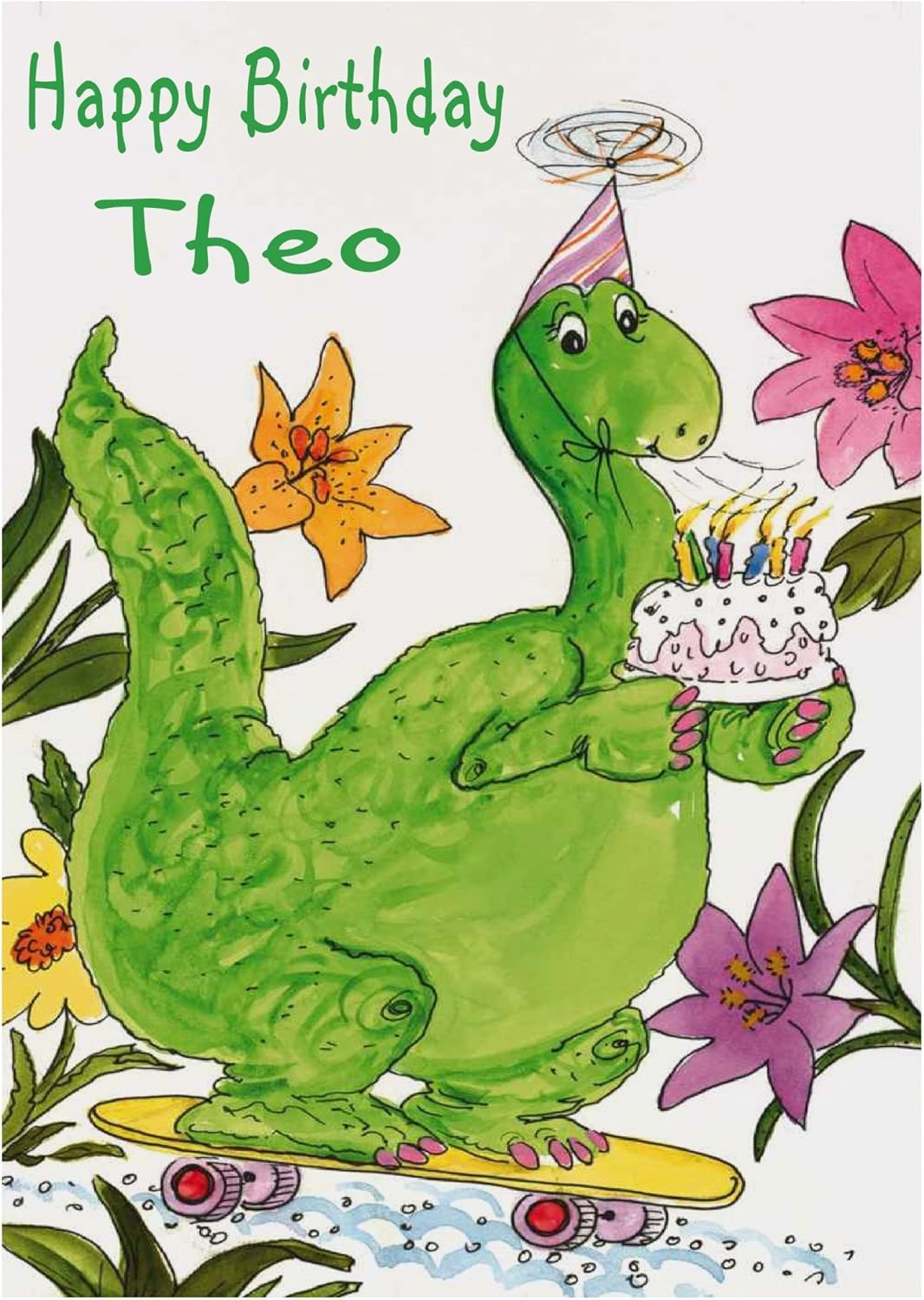Theo Birthday Card : Amazon.co.uk: Stationery & Office Supplies