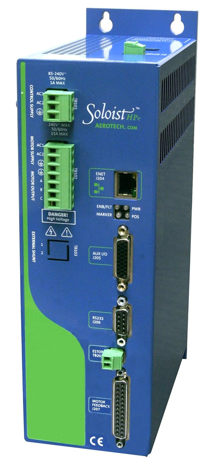 Aerotech SOLOISTHPE20 Single Axis Programmable Brushless or Brush Servo ...