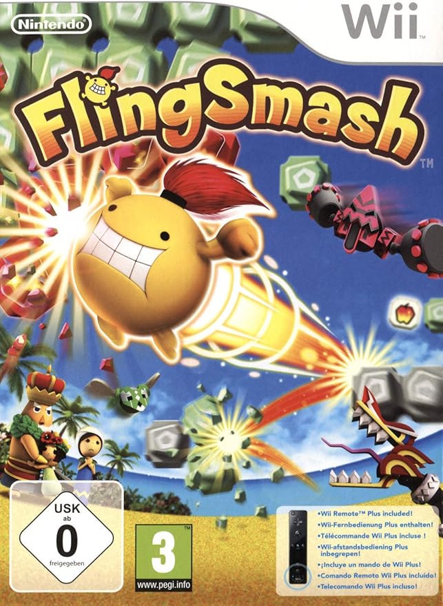 FlingSmash + Wii remote Plus incluse : Amazon.fr: Jeux vidéo
