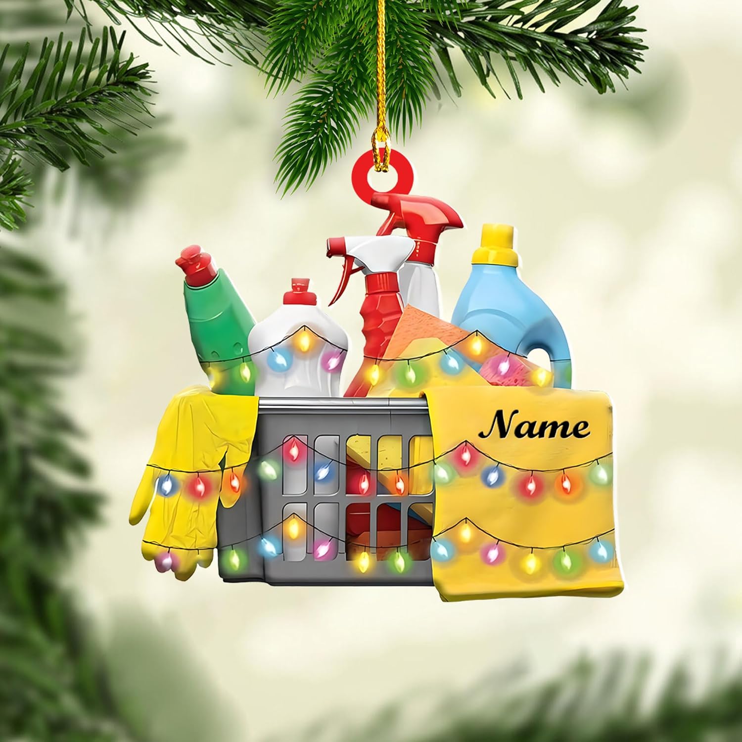 Amazon.com: Personalized Cleaning Lady Christmas Ornament 2025, Vacuum ...