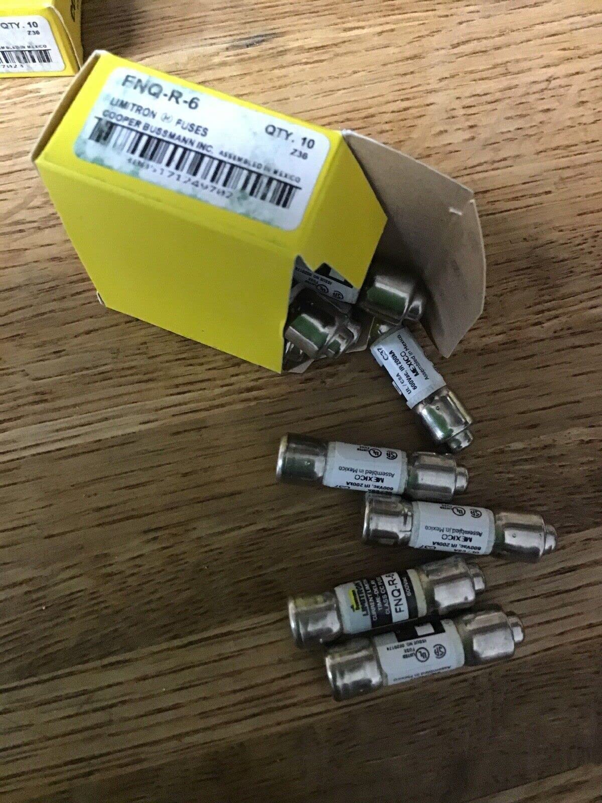 10 Pcs of FNQ-R-6 Class CC 6 Amp Fuses 600 Volt Tron: Amazon.com: Tools ...