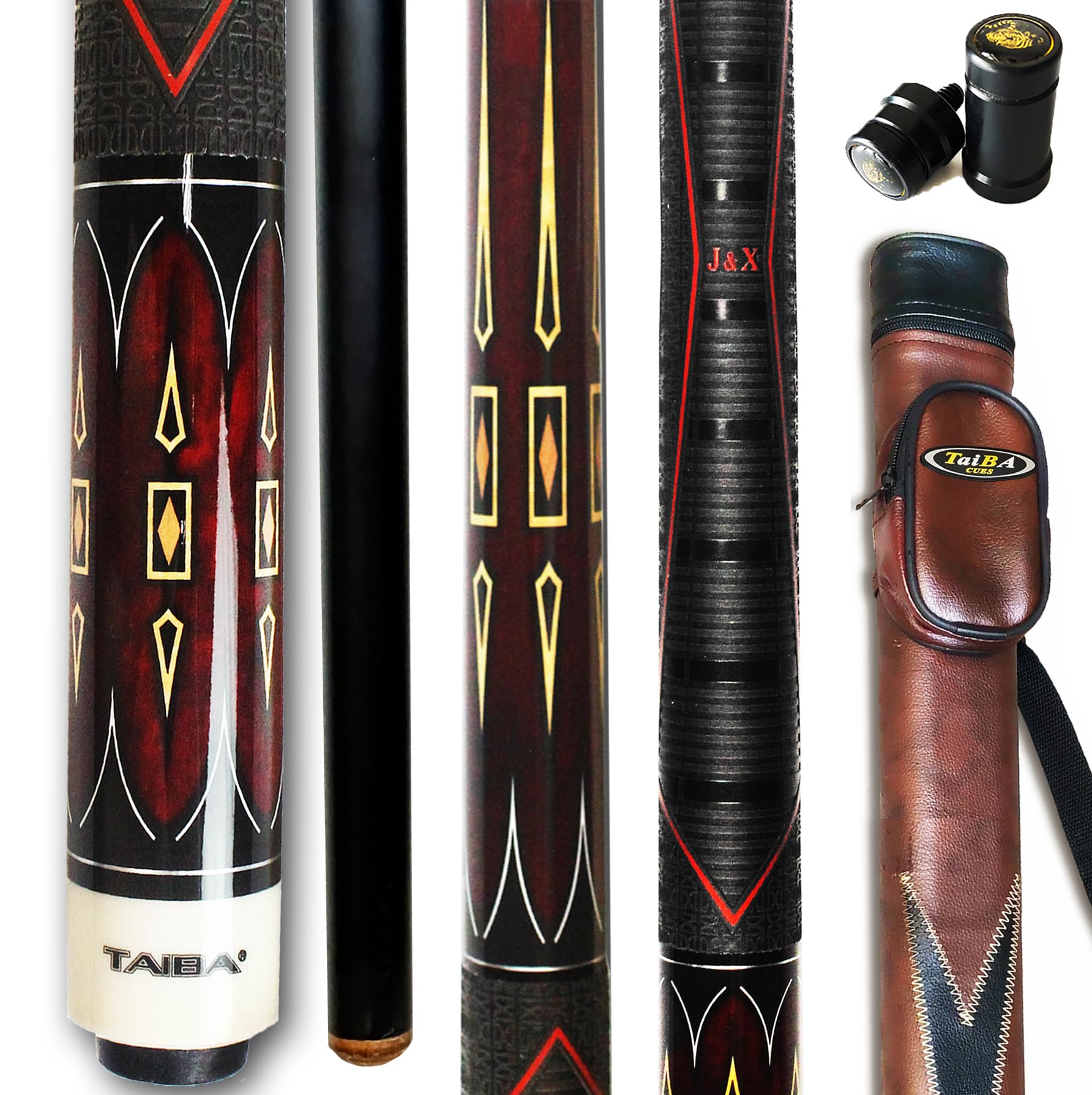 Snapklik.com : Tai Ba Cues 2-Piece Pool Stick