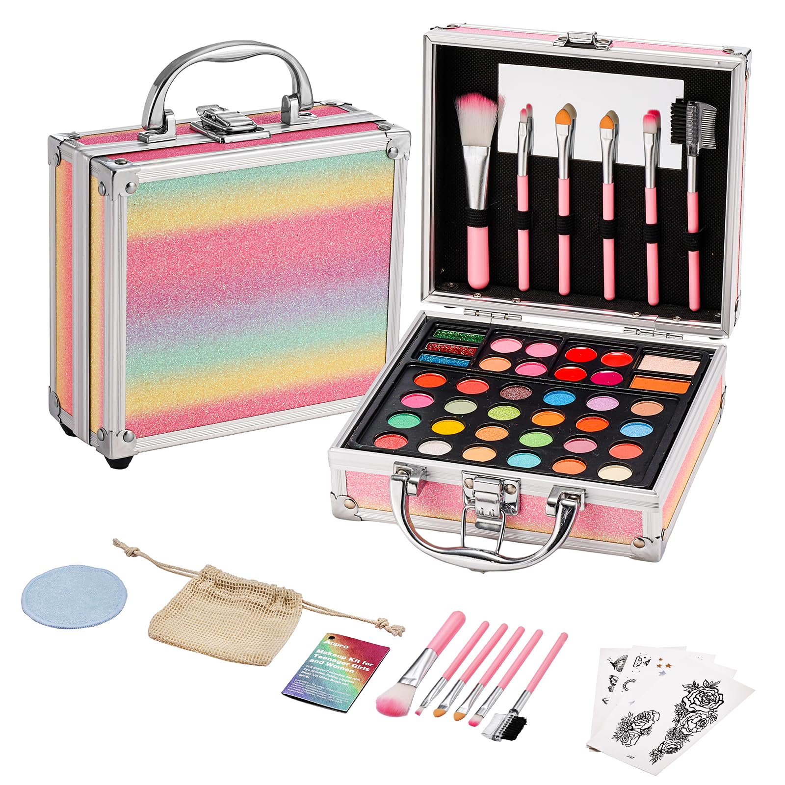 Snapklik.com : Anpro All-In-One Makeup Carry Case