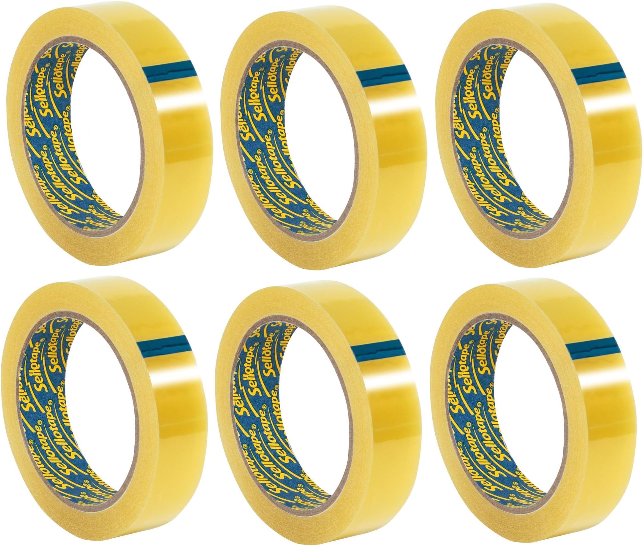 2x Sellotape 1629135 24mm x 50m Original Golden Tape : Amazon.co.uk ...