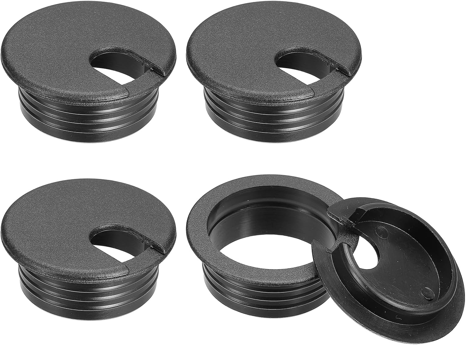 uxcell Cable Hole Cover, 4Pcs 45mm/1-3/4inch ABS Desk Cable Wire Cord ...