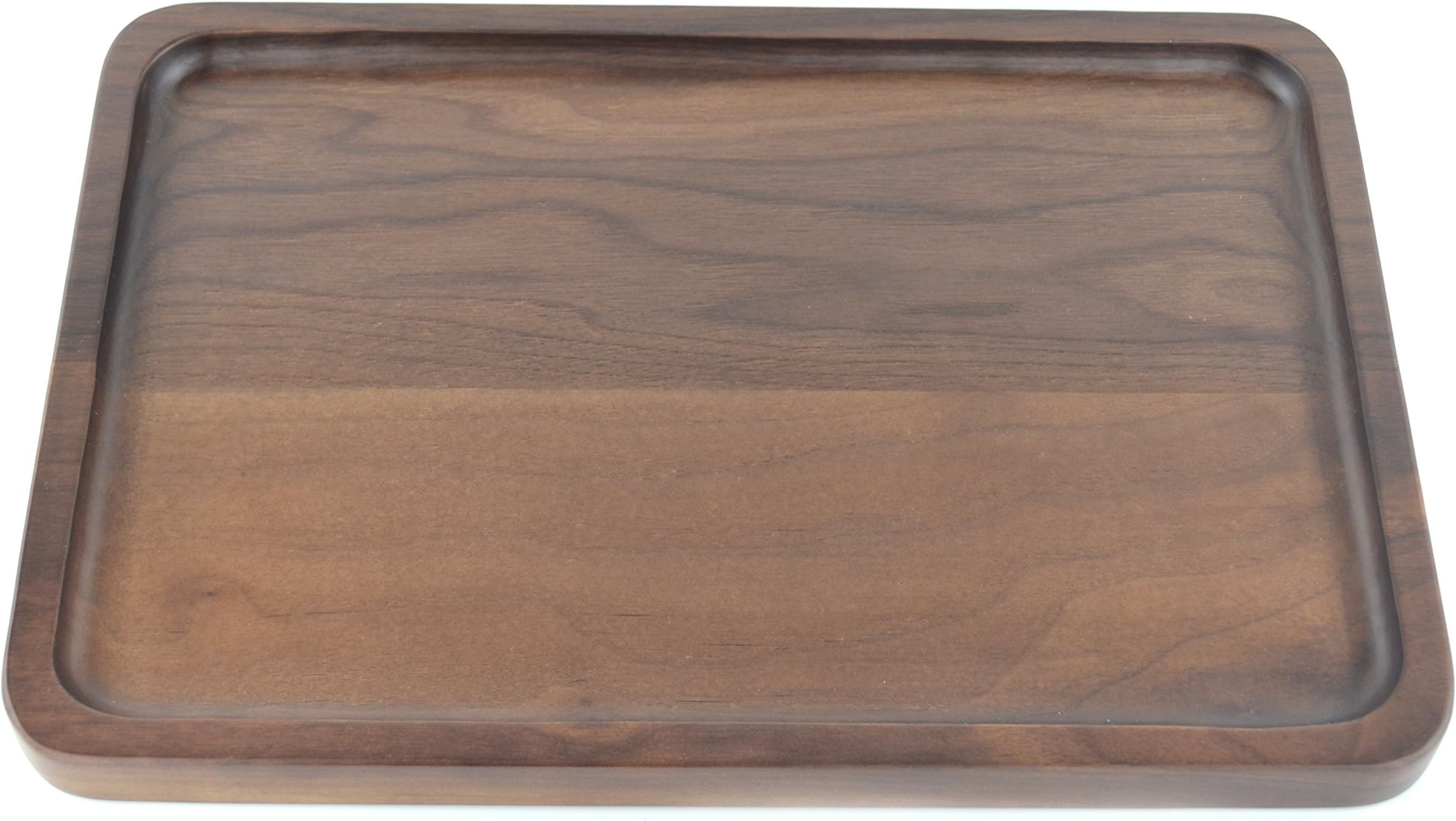 Amazon.com: Samyo Black Walnut Solid Wood Rectangular Tableware Serving ...