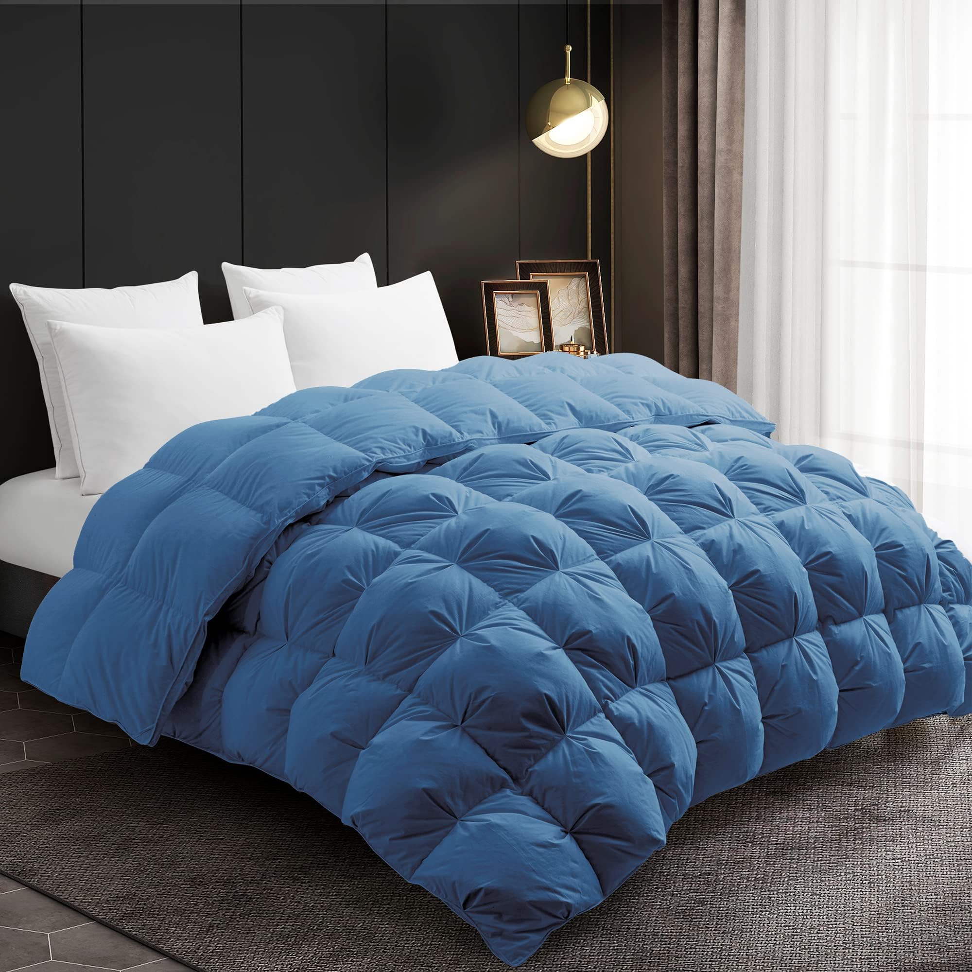 Amazon.com: Feather and Down Comforter King Size Duvet Insert All ...