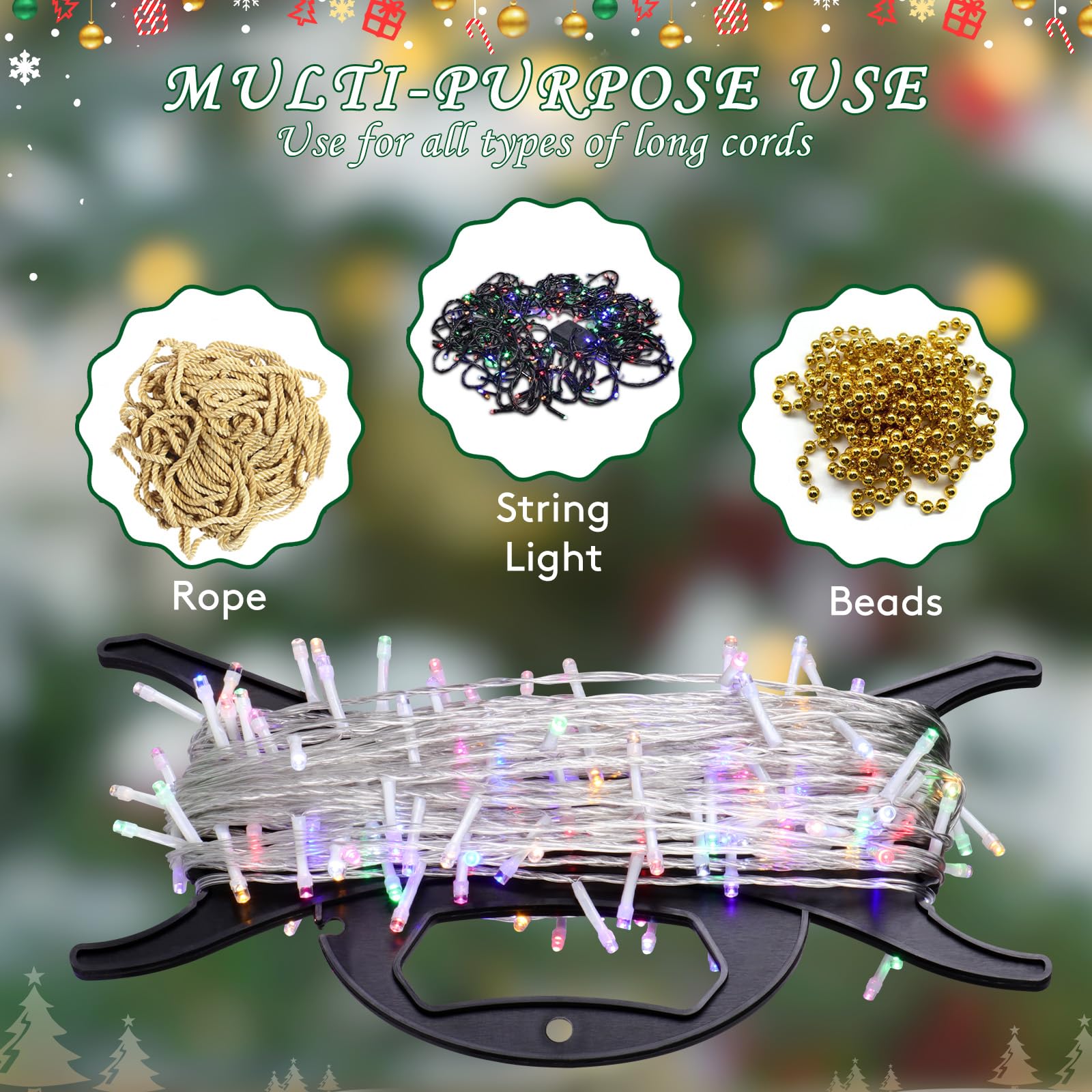 Outdoor Christmas Light Storage 4-Pack Christmas Light Storage Reels ...
