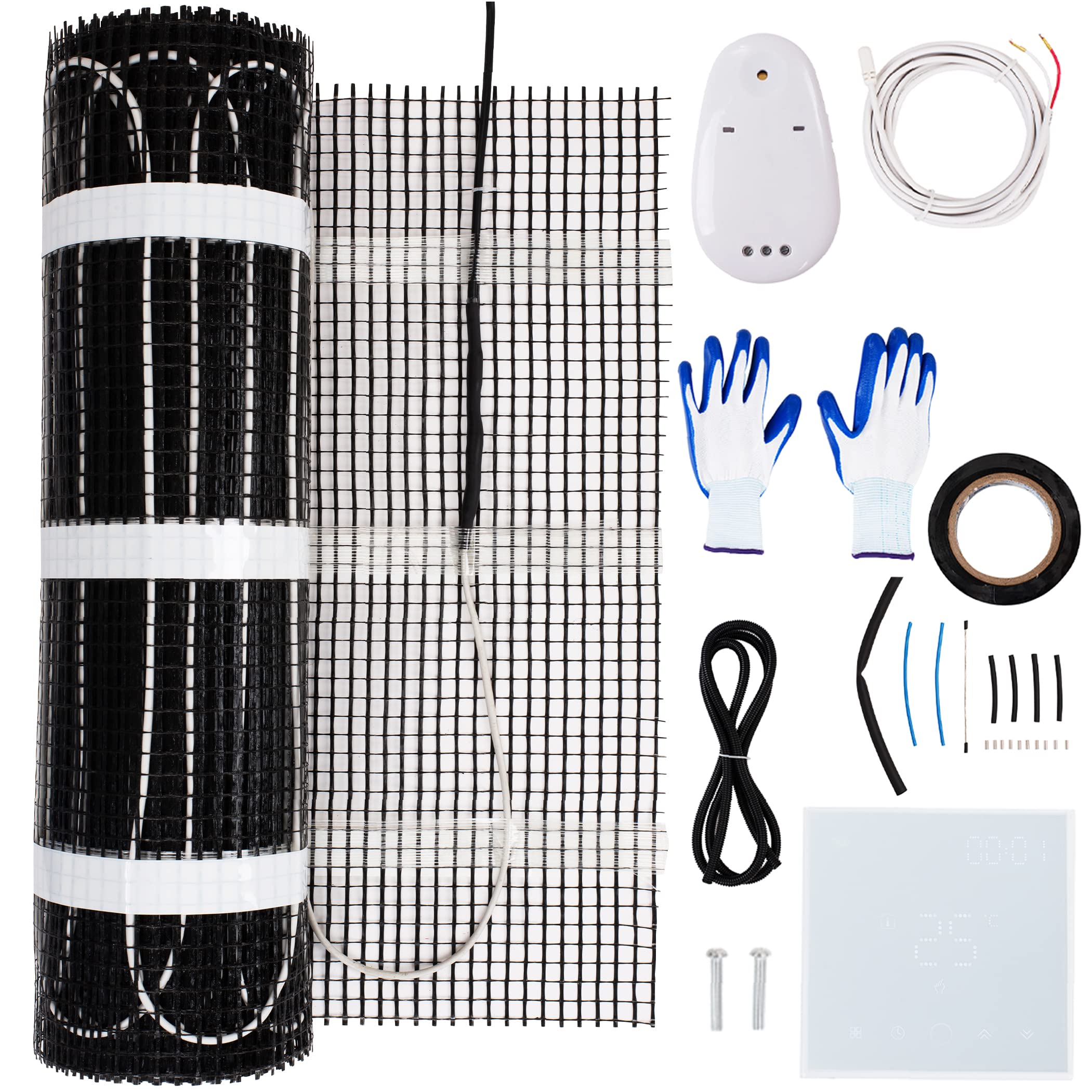 RELAXALT 15 Sqft Electric Floor Heating System with Programmable 7 Day ...