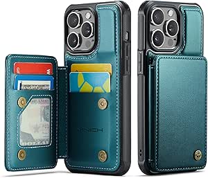 Amazon.com: Vinich for iPhone 14 Pro Max Wallet Case with Card Holder, RFID Blocking Credit ...