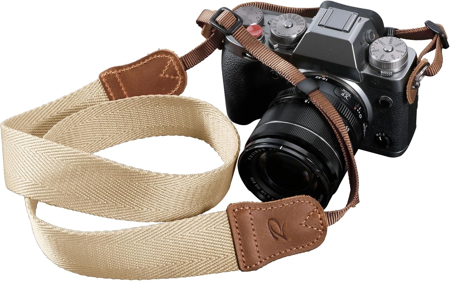Off-White Camera Strap,Double Layer top grain Cowhide Ends,1.5 inch ...