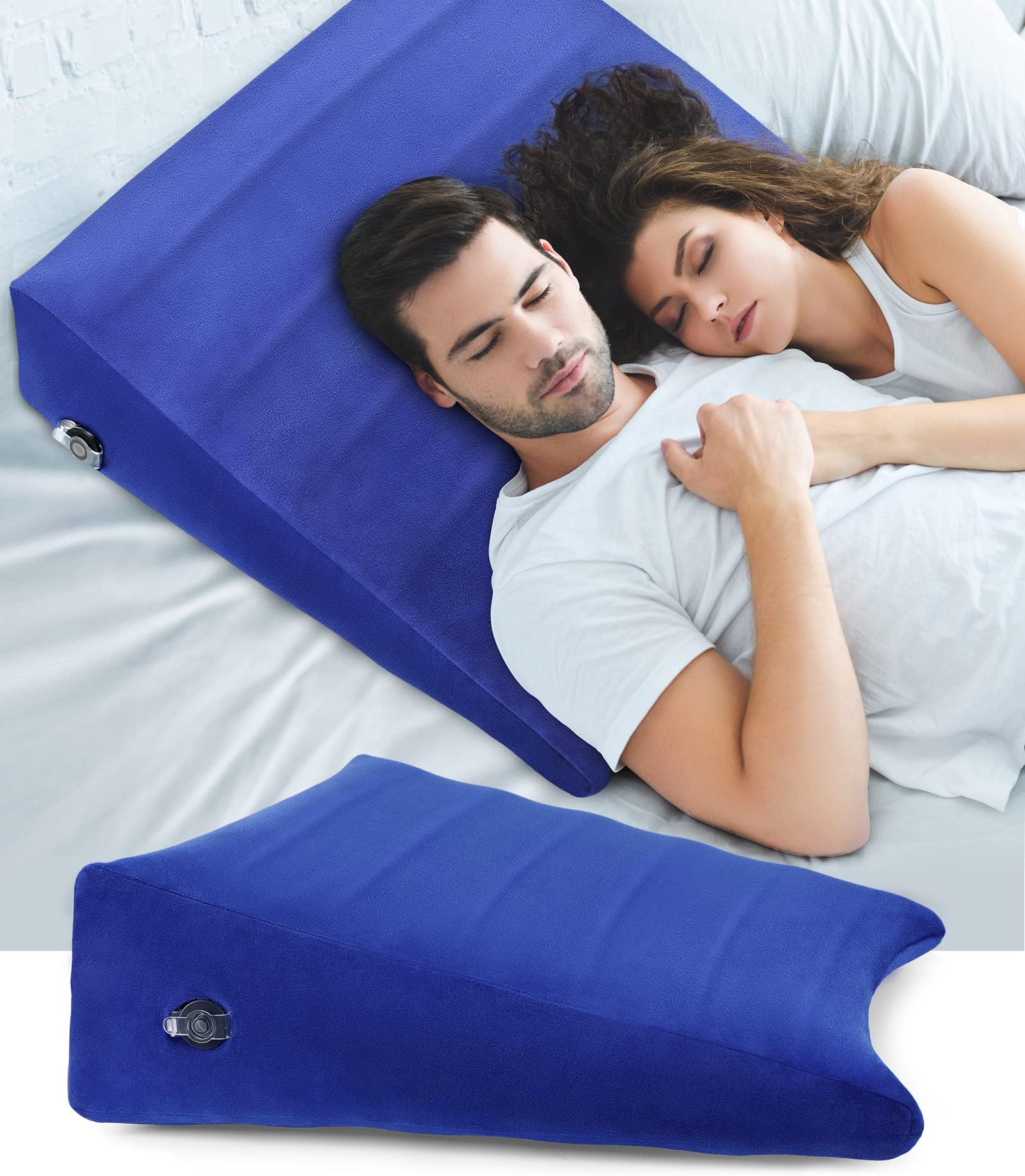 Amazon.com: Freedom Bandit Inflatable Wedge Pillow - Reflux Pillow ...