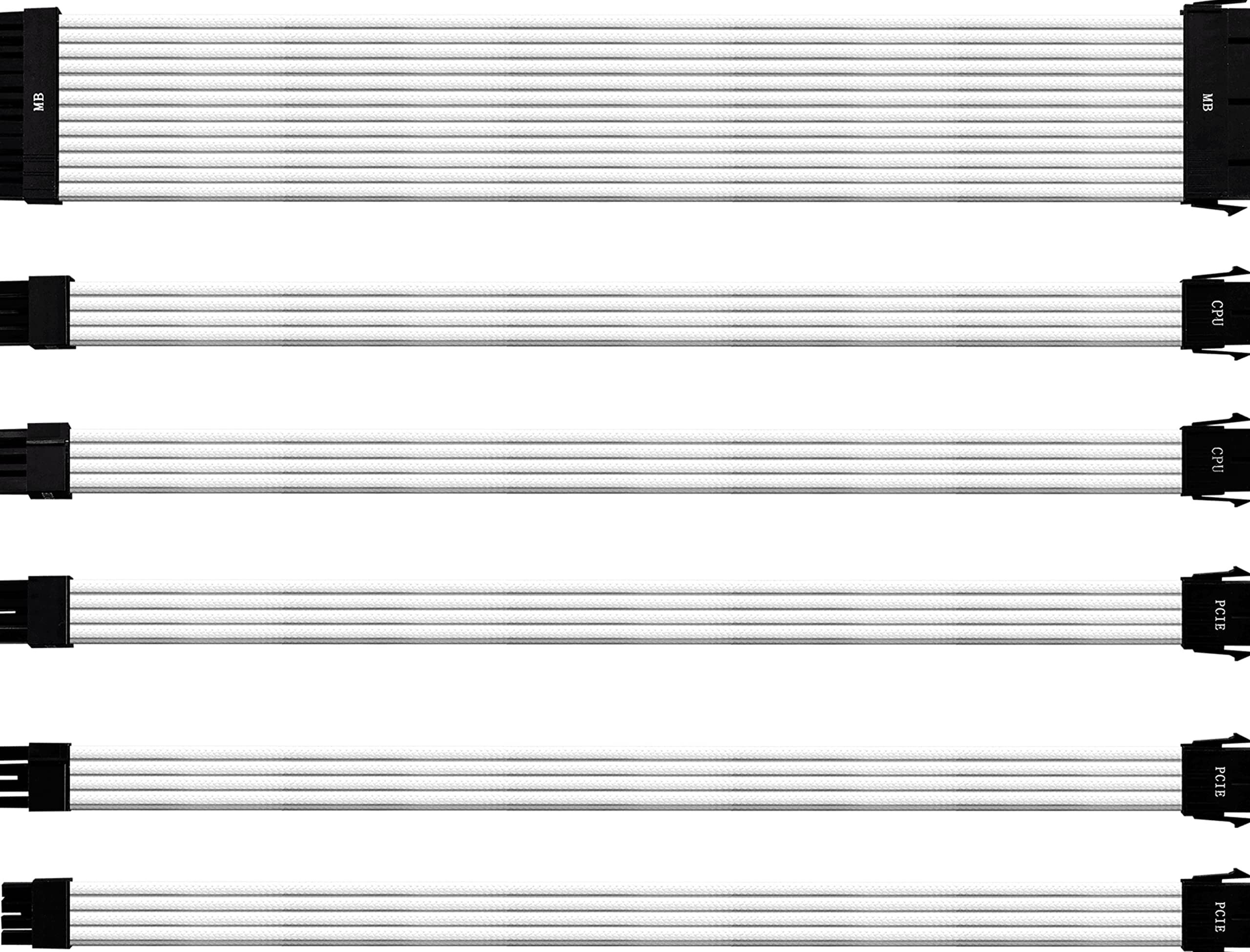 Amazon.com: Cooler Master PVC PSU Extension Cable Kit - 16AWG with 3 ...