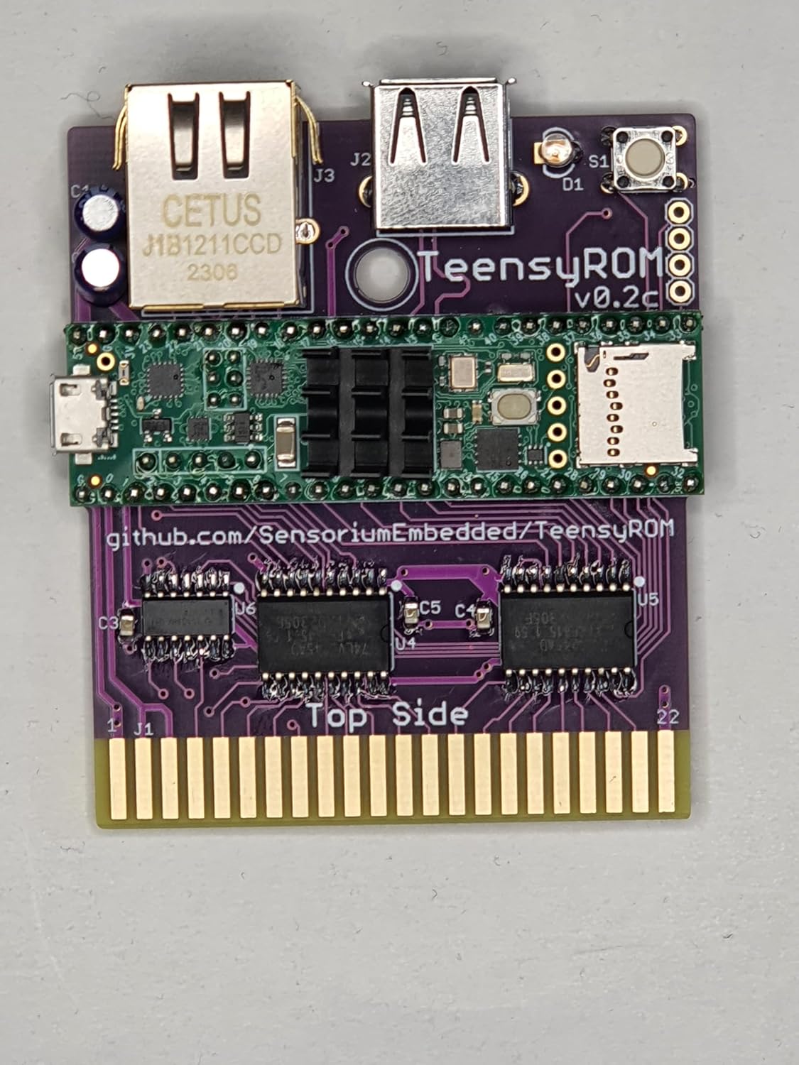 Amazon.com: TeensyROM Cartridge C64 C128 ROM Emulator Fast Loader MIDI ...