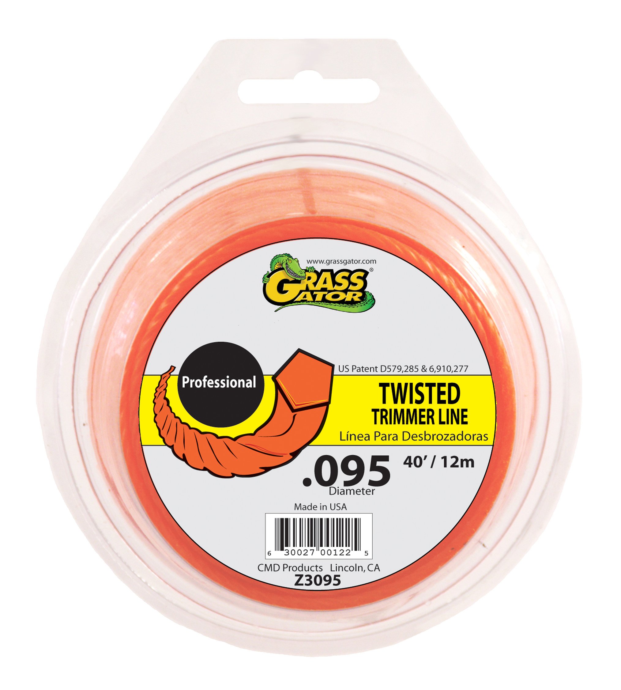 Amazon.com : Grass Gator Z3095 Zip String Trimmer Line Pro 40-Feet Loop ...