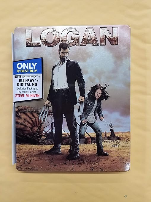 Amazon.com: Logan Limited Edition Steelbook 4K Blu ray Digital HD 4 Disc Set Theatrical and ...