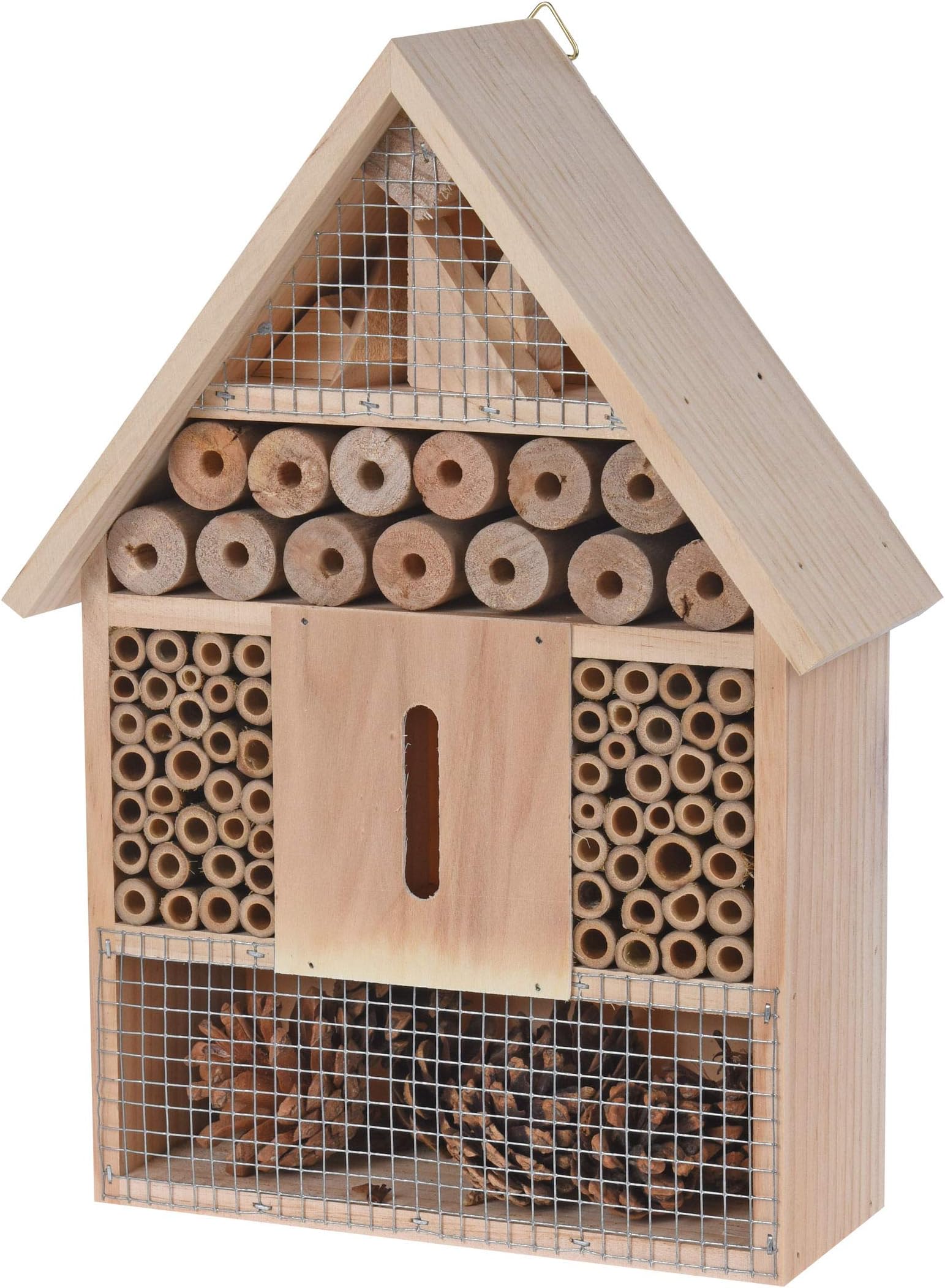 CADOCA® Hotel for Insects Wood Exterior for Nesting and Winter 31 x 31 ...