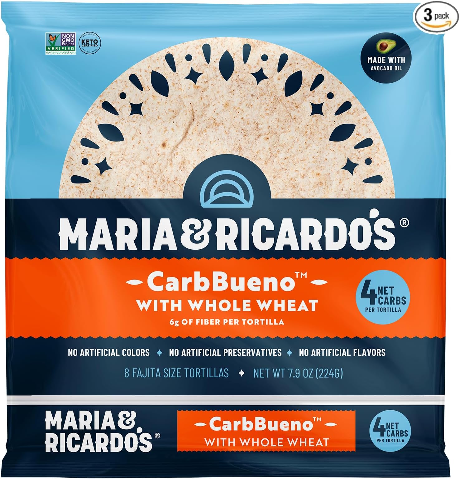 Amazon.com: Mission Carb Balance Burrito 10" Flour Tortilla 2 Pack | 6 ...