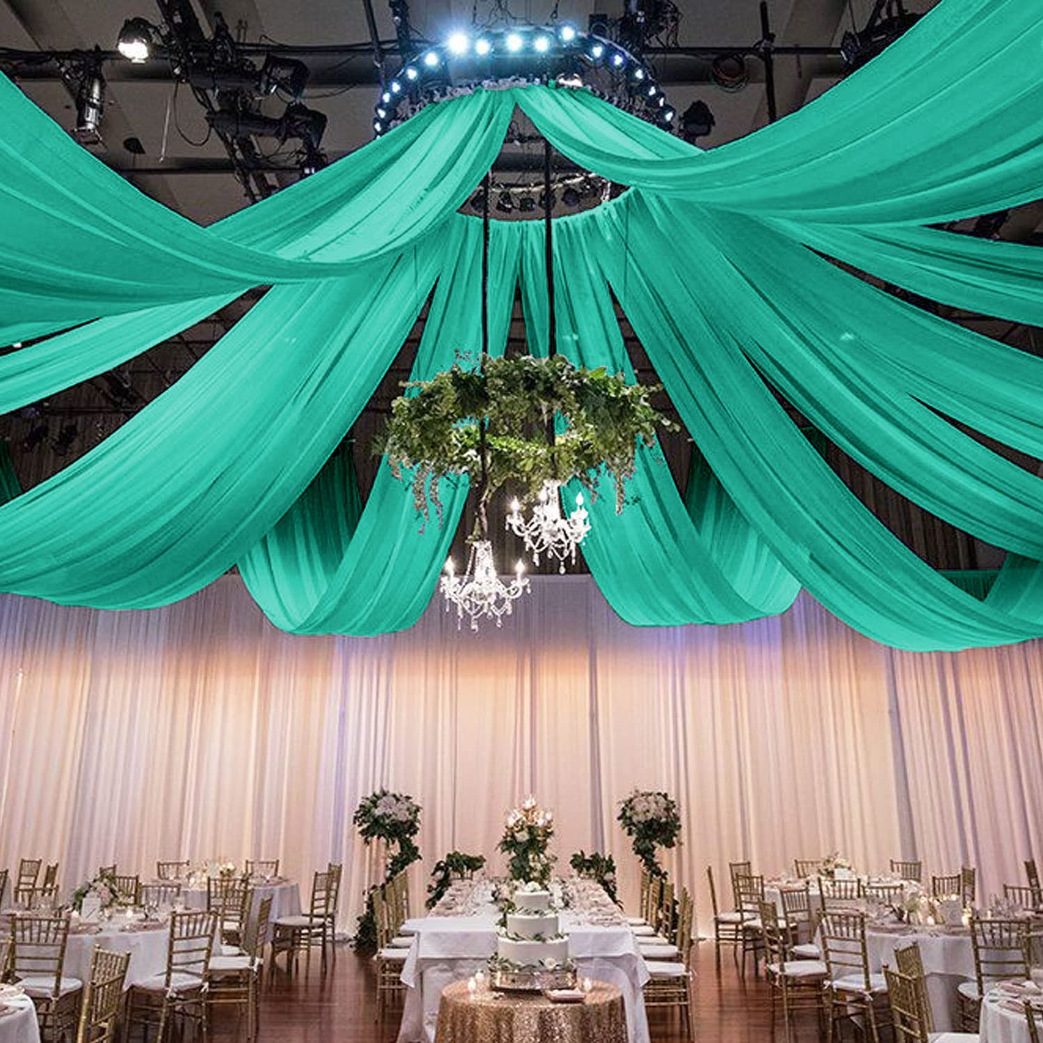 Turquoise Wedding Decorations For Tent