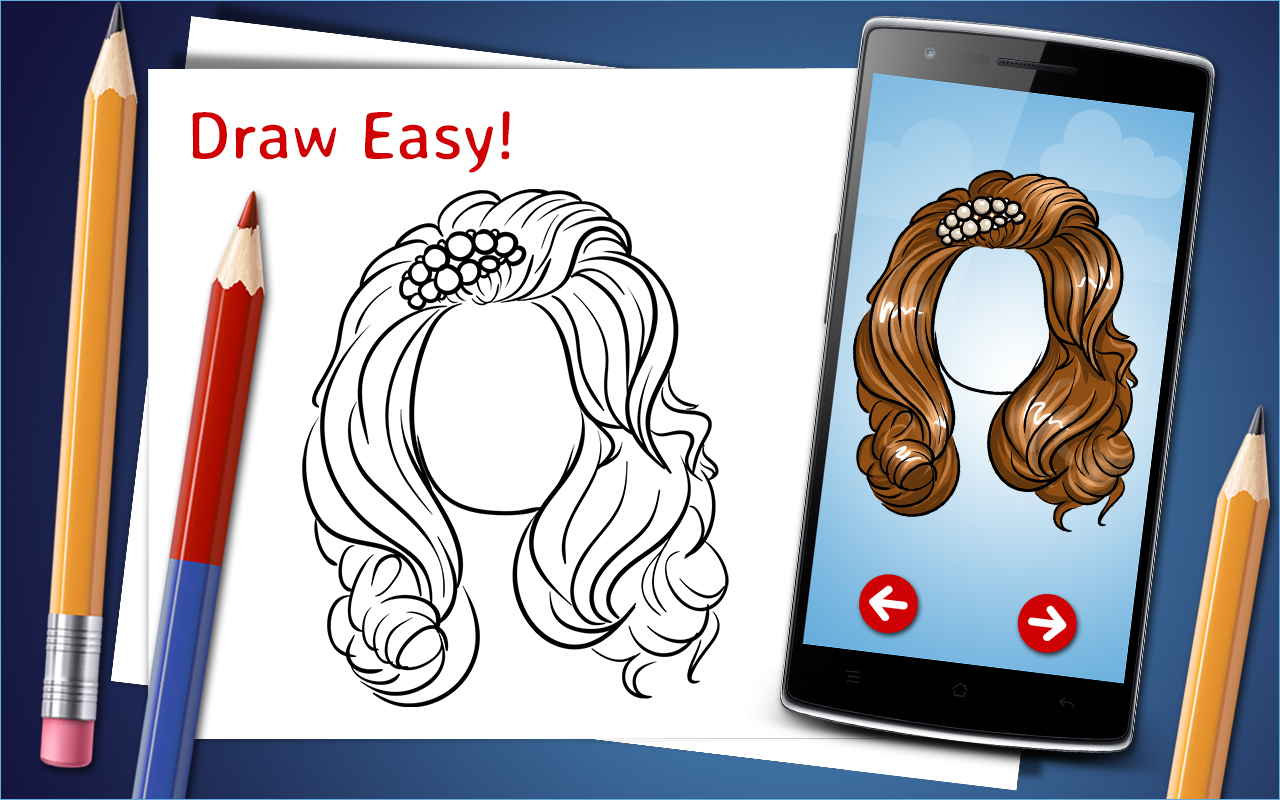 How to Draw Hairstyles Step by Step Drawing App - App on the Amazon ...