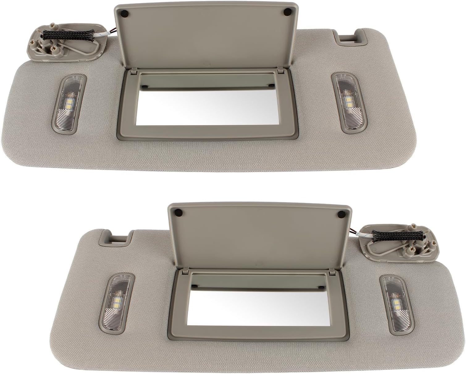 Amazon.com: PEVAST Left Driver and Right Passenger Side Sun Visor with ...