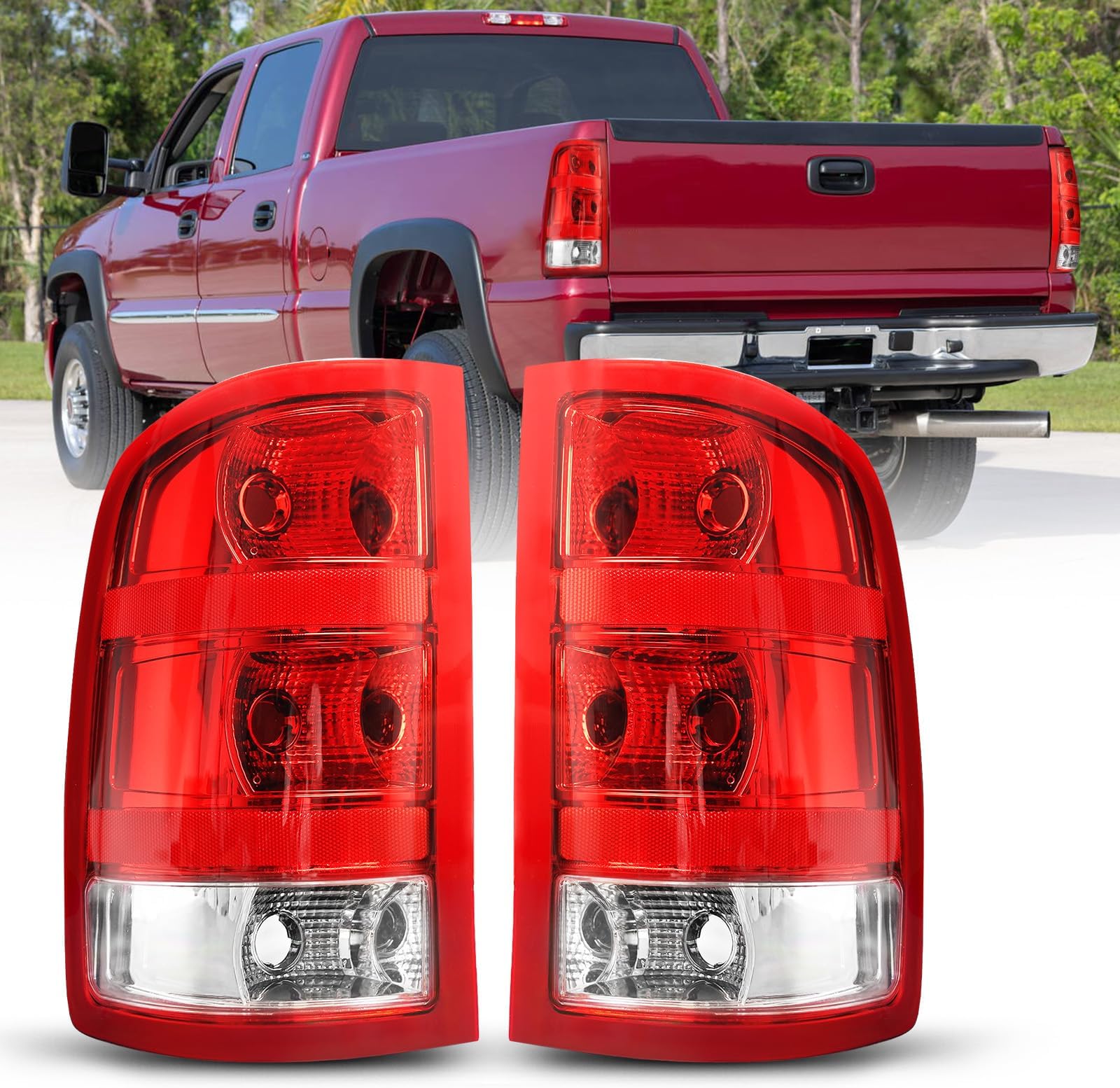 Amazon.com: AUTOONE - For 2007-2013 GMC Sierra Tail Light Assembly ...