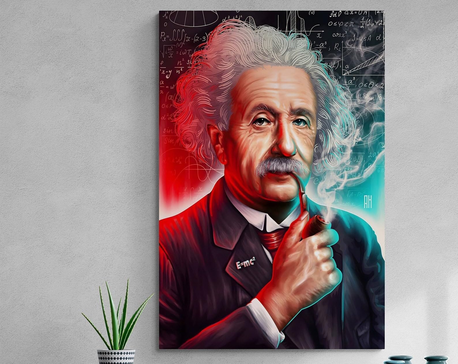 Albert Einstein Smoking Pipe