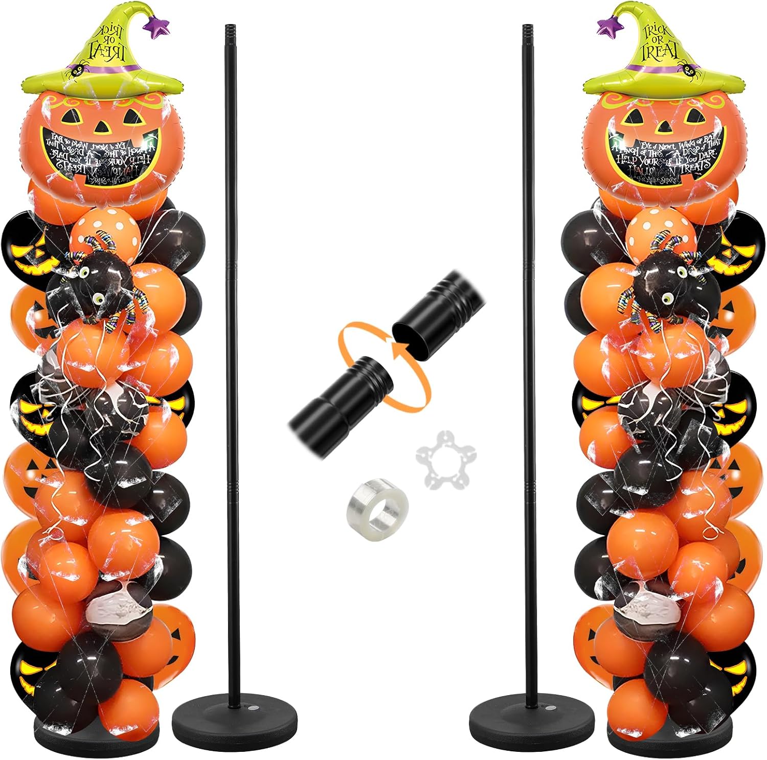 Amazon.com: Balloon Stand - Set of 2, 56 Inch Height Adjustable ...