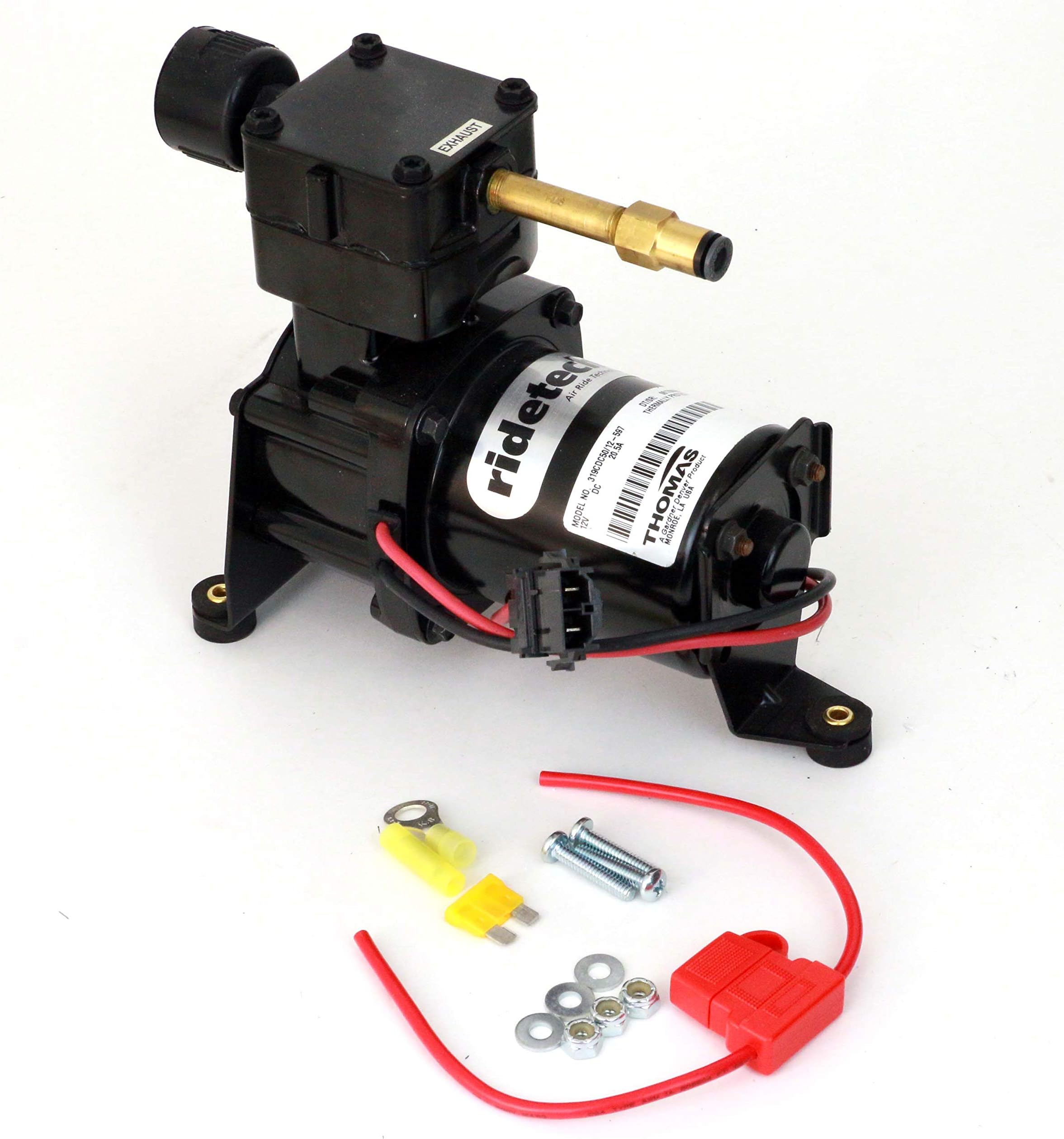 Amazon.com: Ridetech 31920002 Thomas Oilless 150 PSI 12v Universal Air ...