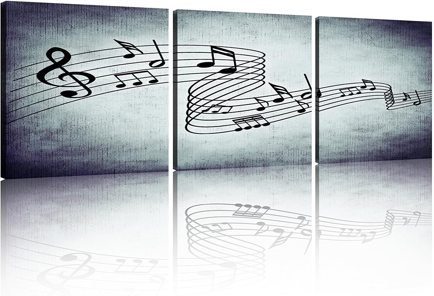 Amazon.com: NAN Wind Modern Music Posters Beating Stretched and Framed ...