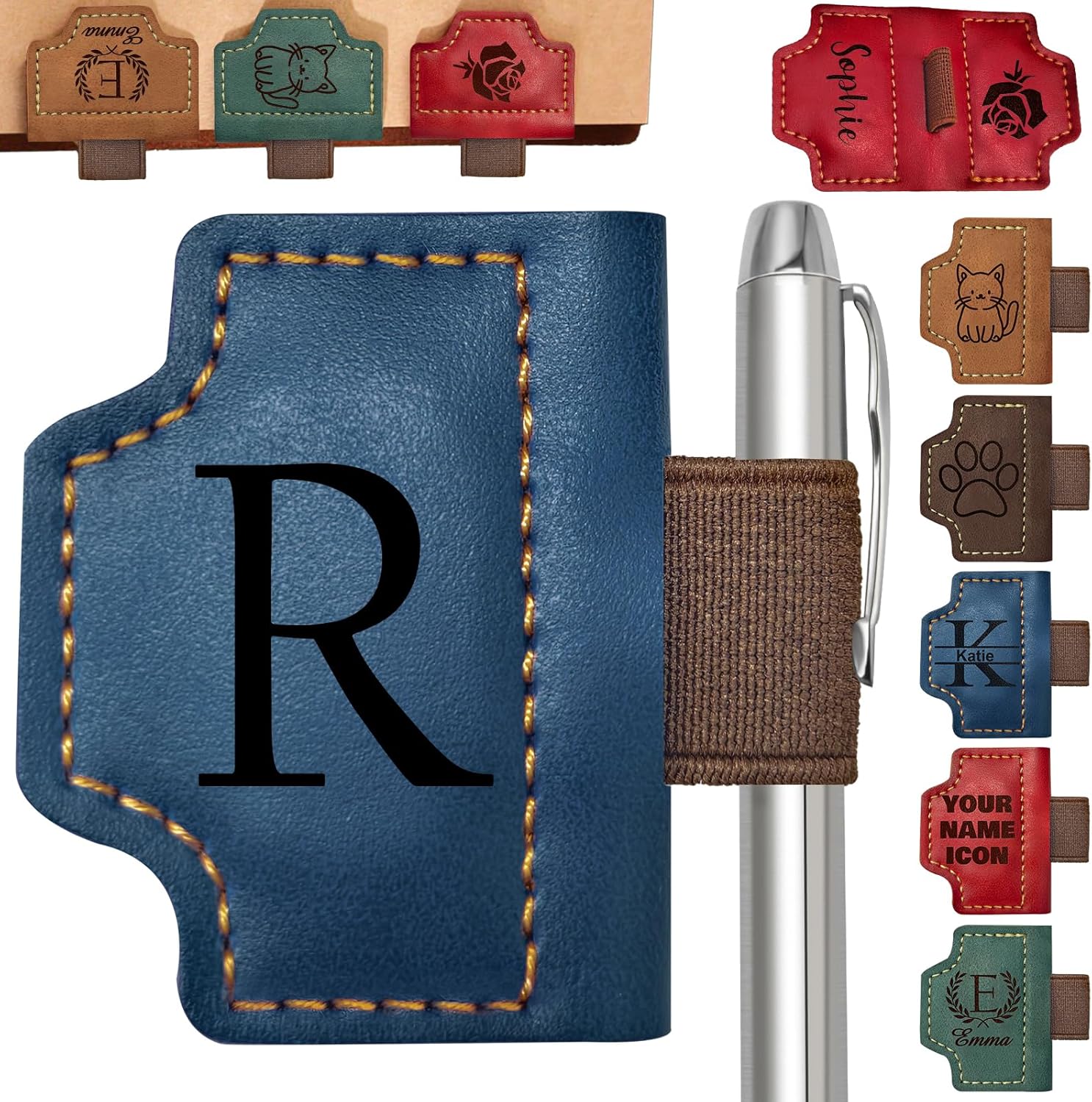 Amazon.com: Custom Bookmark with Pen Holder Personalized Magnetic ...