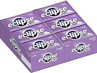 Eclipse Hard Pressed Mints Grape Flavour 12 x 40g : Amazon.com.au: Grocery