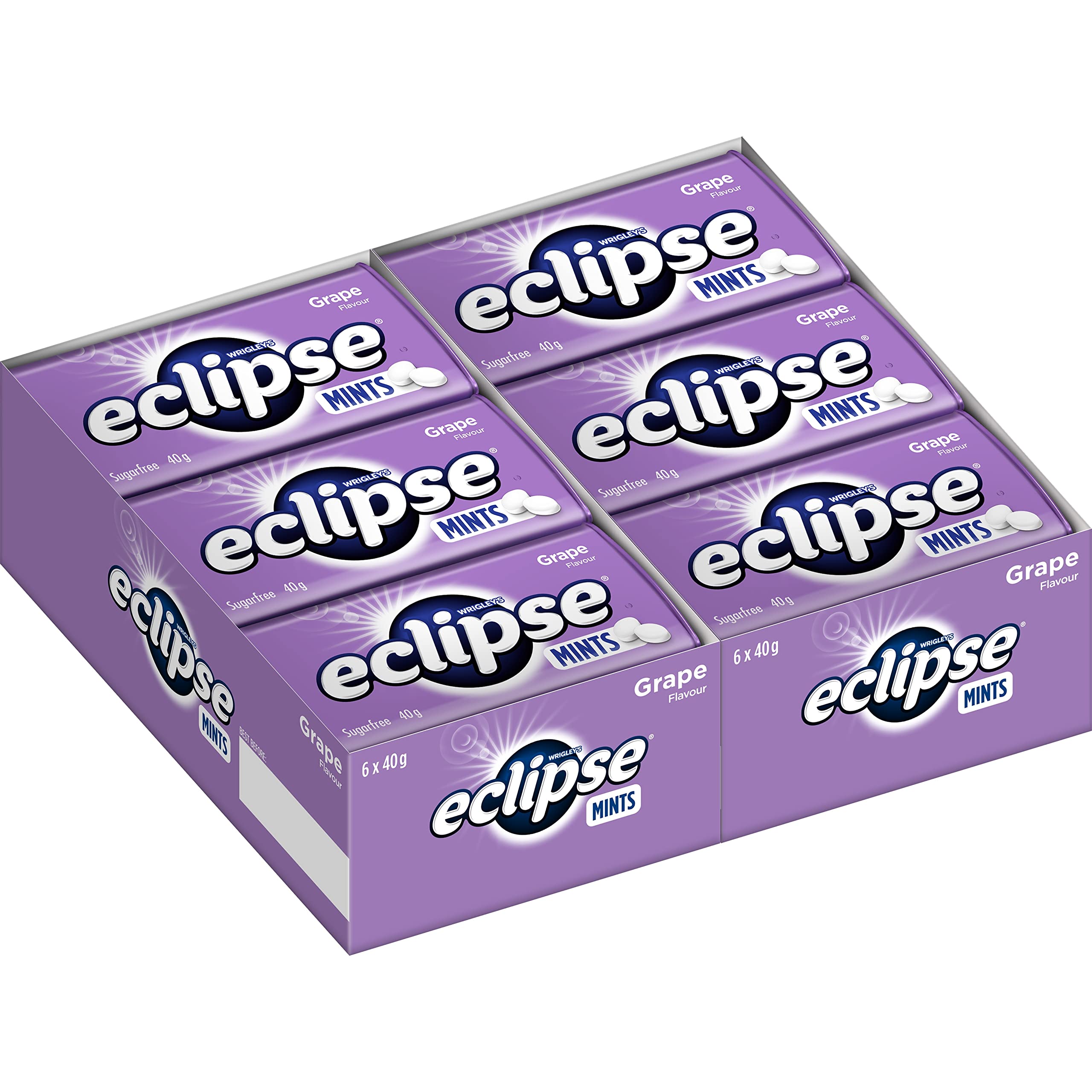 Eclipse Hard Pressed Mints Grape Flavour 12 x 40g : Amazon.com.au ...