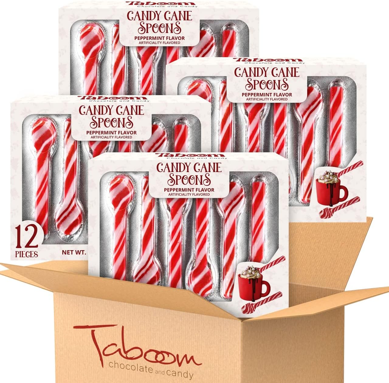 Amazon.com: King Leo Giant Peppermint Stick Candy Cane, 3.5 Ounces, 6 ...