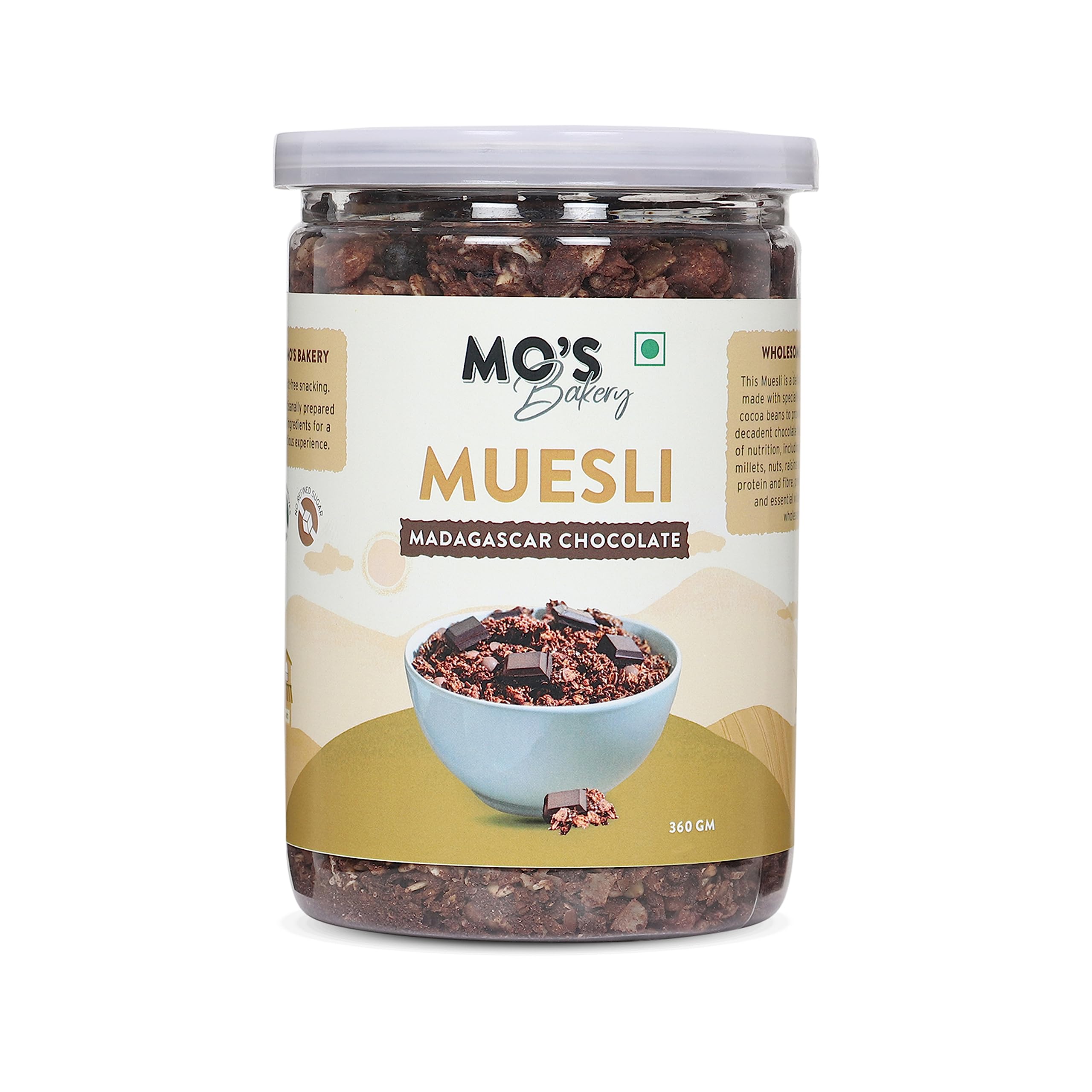 Mo's Millet Muesli 360 gms | Madagascar Chocolate | Healthy Breakfast ...