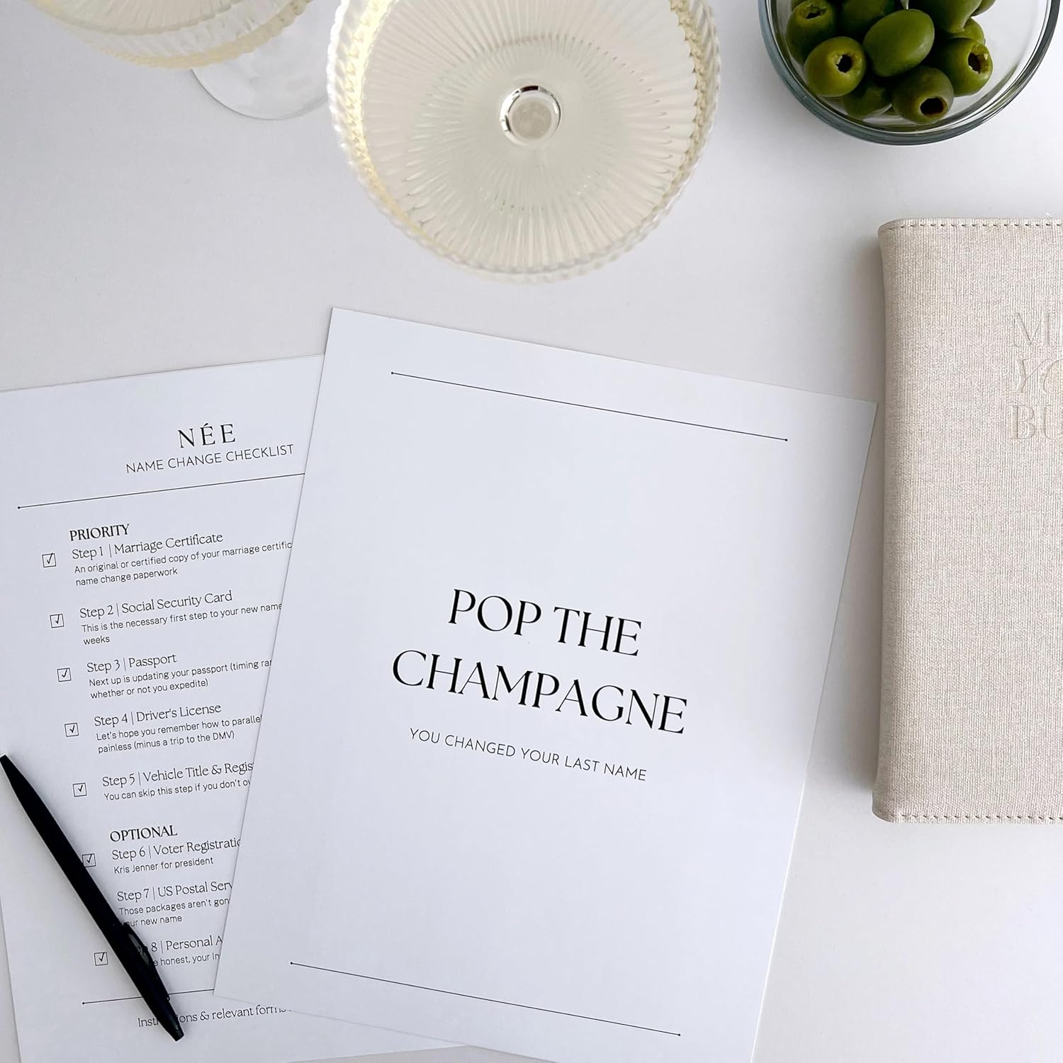 Amazon.com : Name Change Kit for Brides (New York) : Office Products