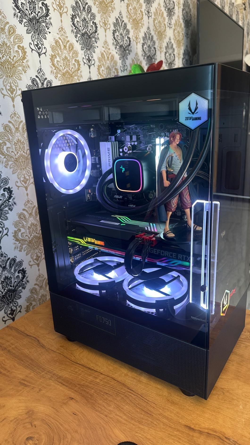 Amazon.in: Buy Amazon Basics 5V Addressable RGB Graphics Card GPU Brace ...