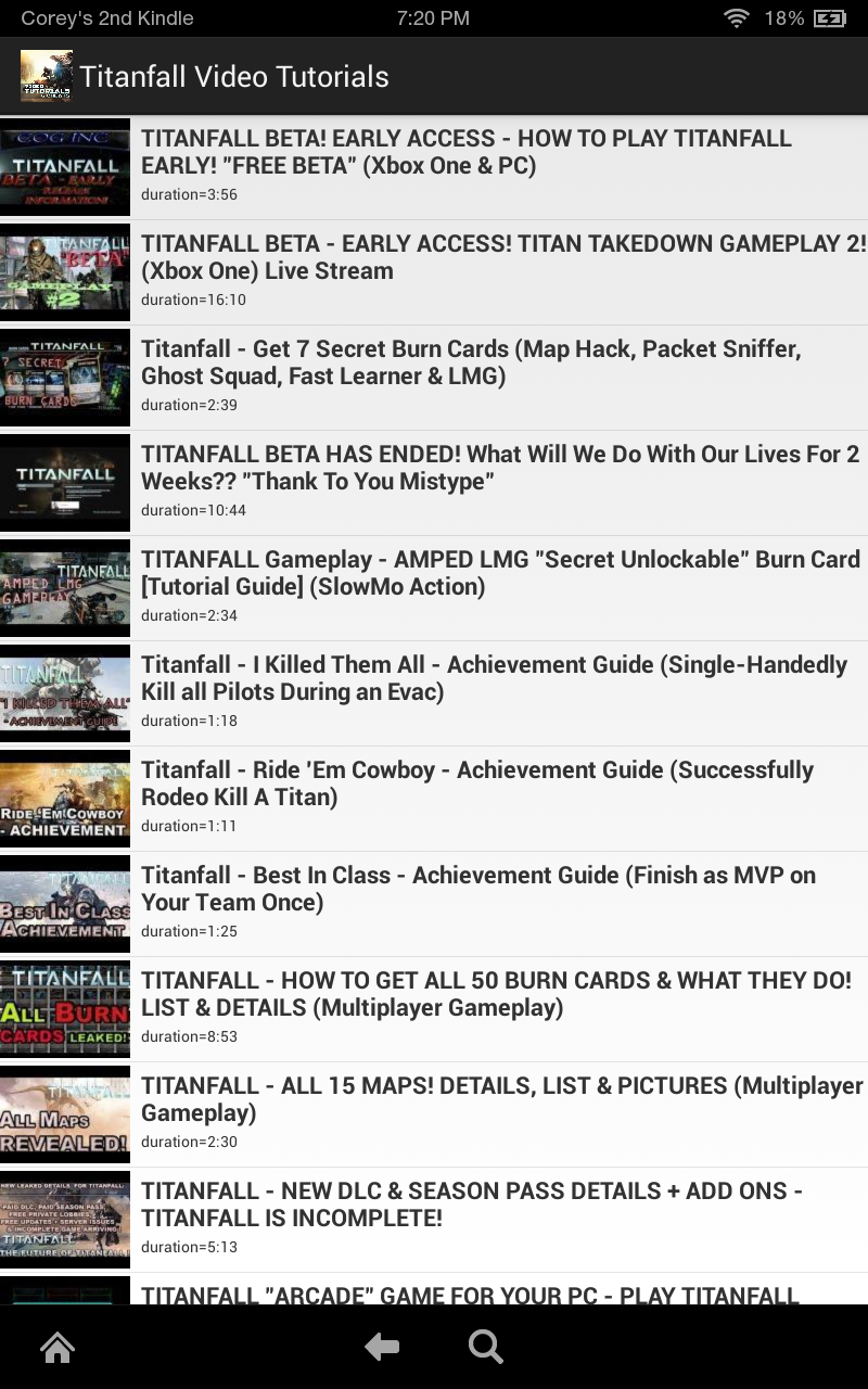 Titanfall Video Cheats & Video Tutorials - App on Amazon Appstore