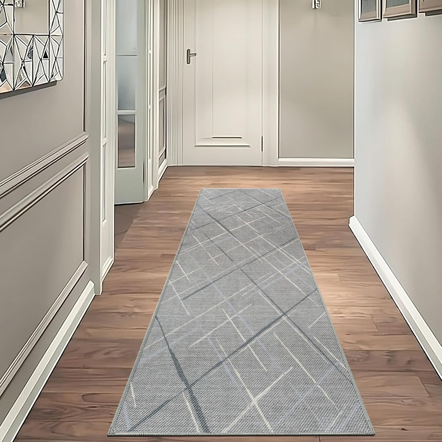 Amazon.com: TTelephant Modern Washable Runner Rug, 2x8 Hallway Runner ...