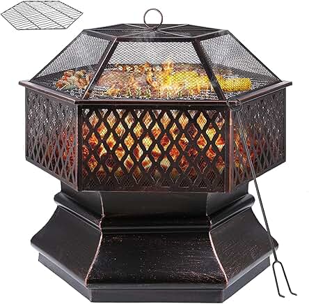 Amazon.co.uk: Outdoor Fire Pits - Outdoor Fire Pits / Outdoor Heaters ...