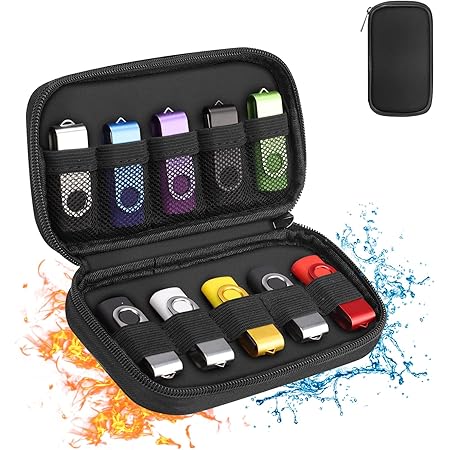 Amazon.com: Case Logic JDS-2 USB Drive Shuttle 2-Capacity (Black/Blue ...